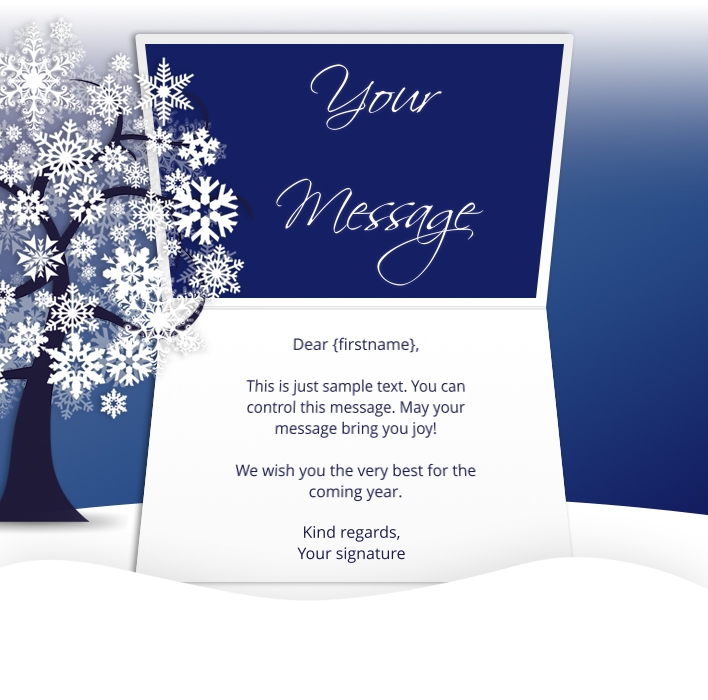 Christmas ECards For Business Electronic Xmas Holiday Cards